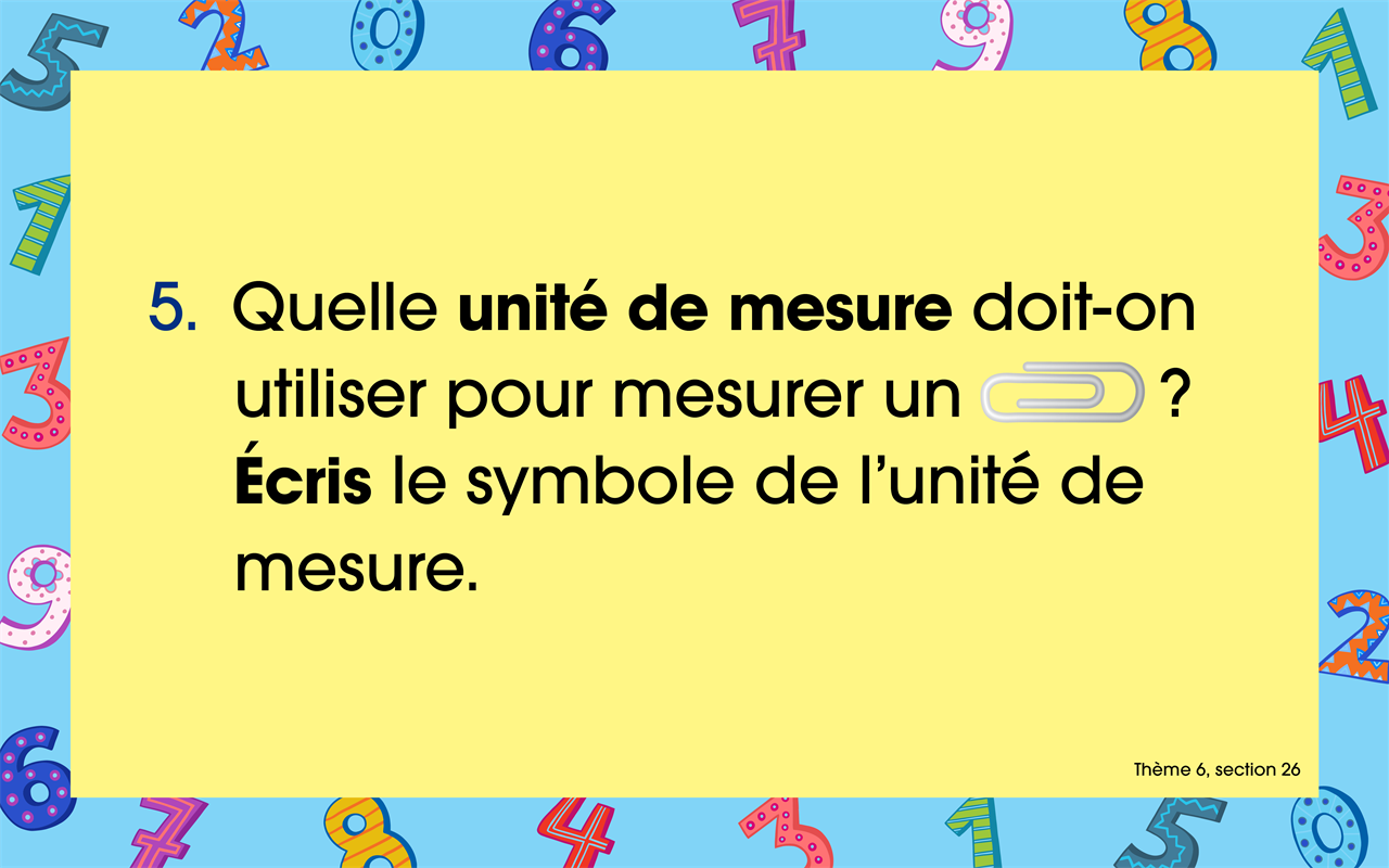 Jogging – Thème 6, section 26