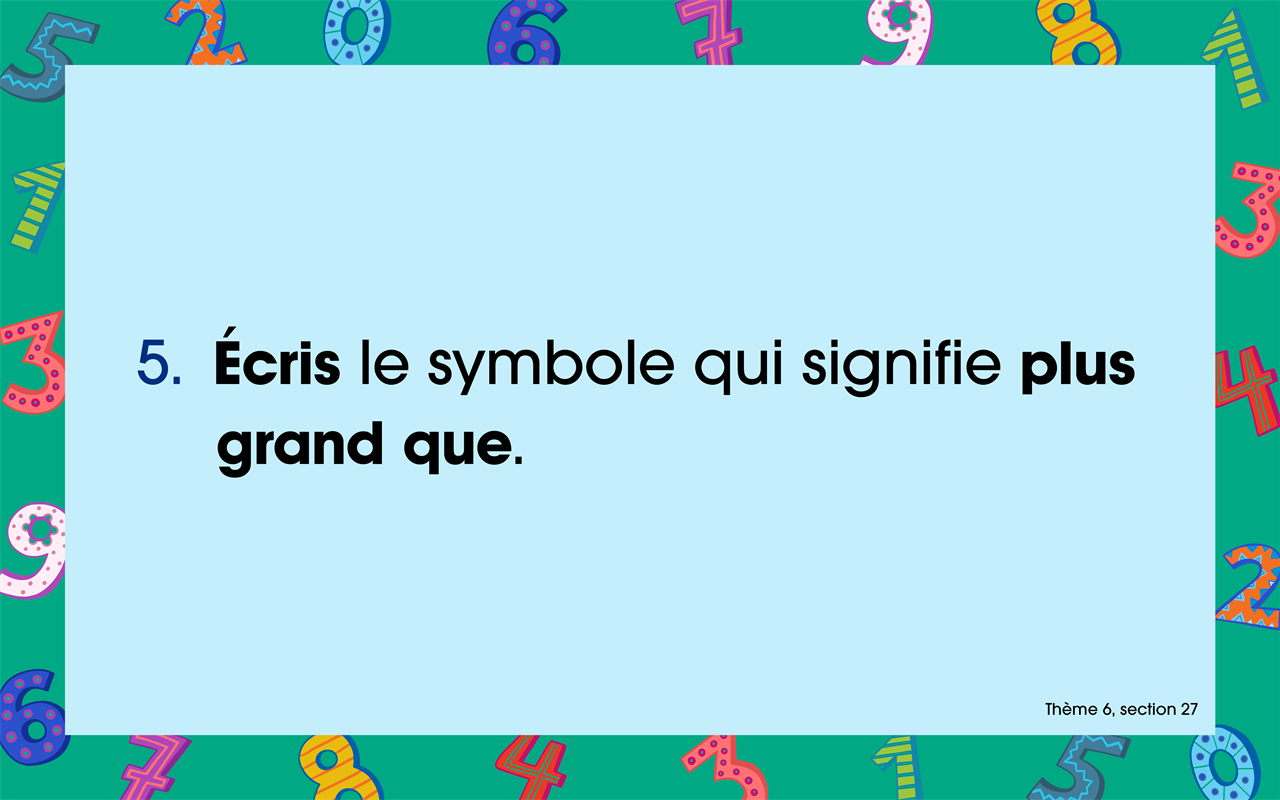 Jogging – Thème 6, section 27