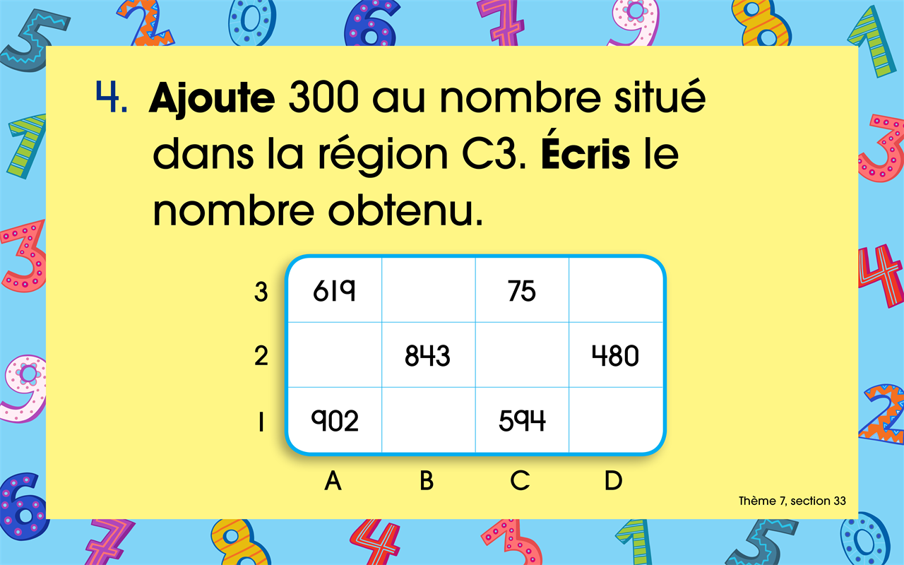 Jogging – Thème 7, section 33